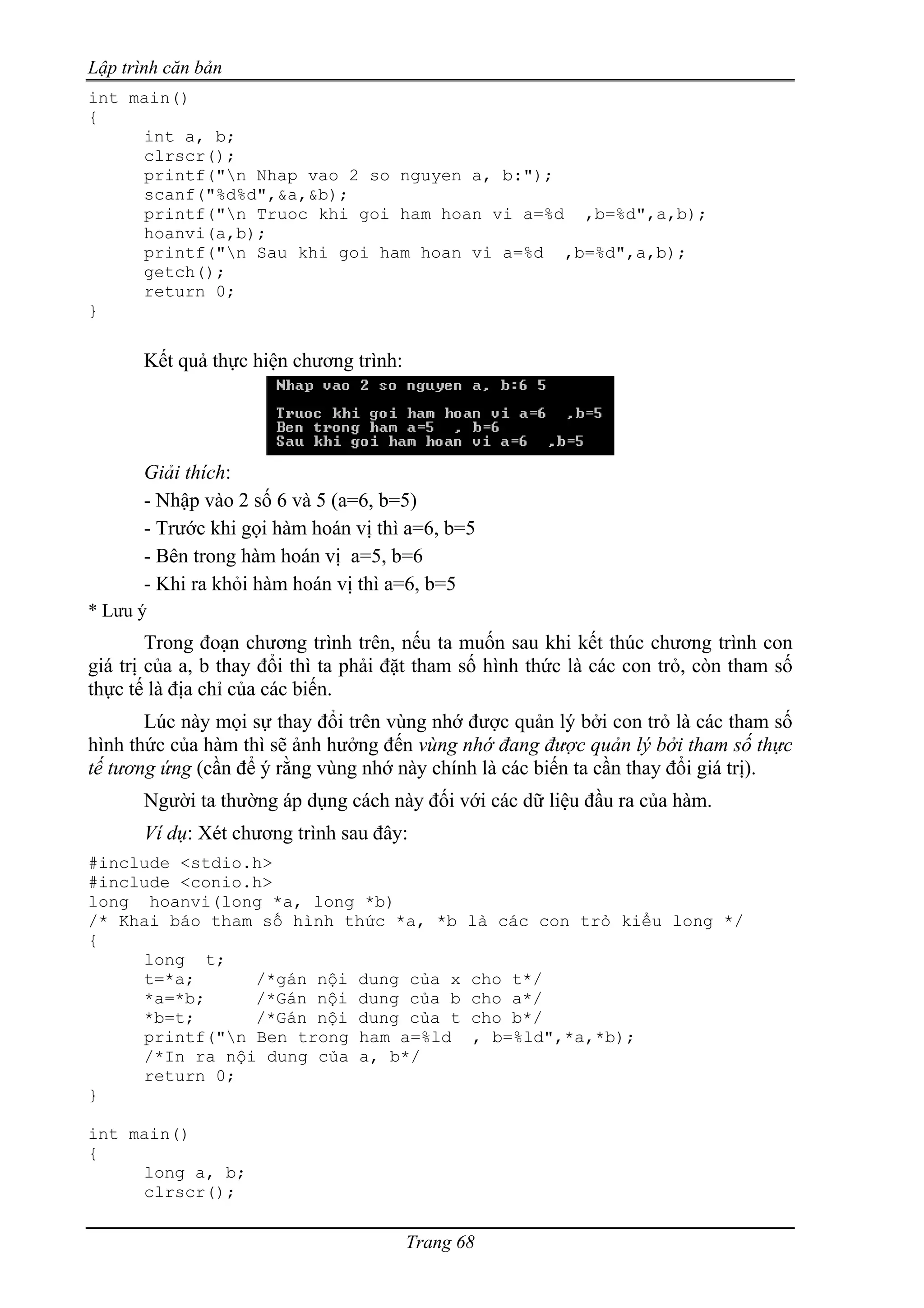 lap trinh c Phan2 chuong5 | PDF
