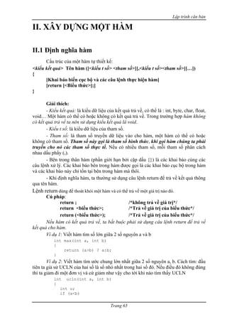 lap trinh c Phan2 chuong5 | PDF