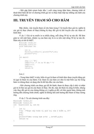 lap trinh c Phan2 chuong5 | PDF