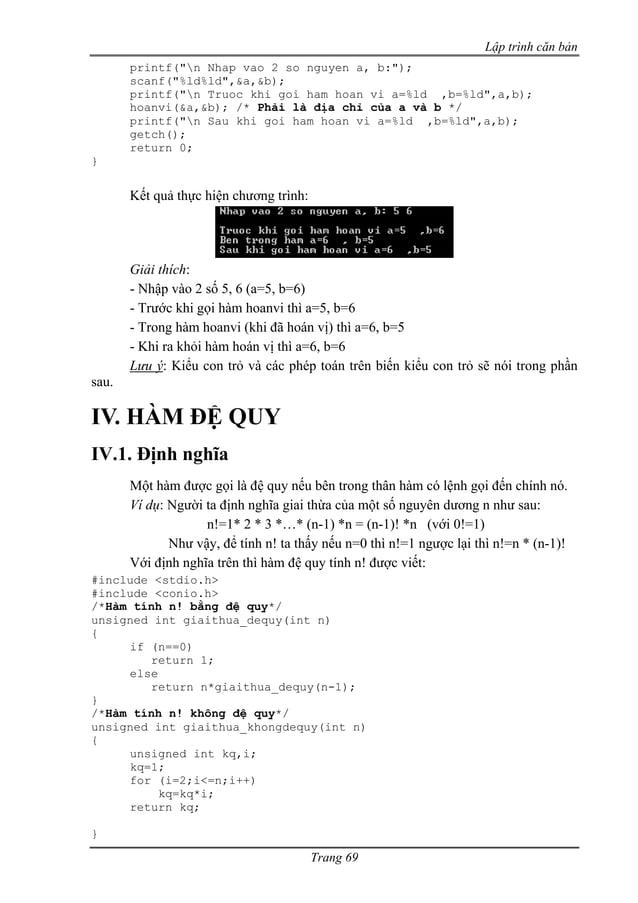 lap trinh c Phan2 chuong5 | PDF