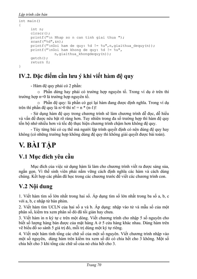 lap trinh c Phan2 chuong5 | PDF