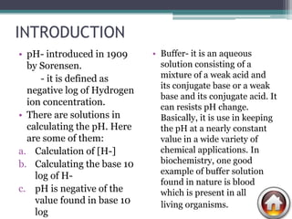 P h and buffer | PPTX