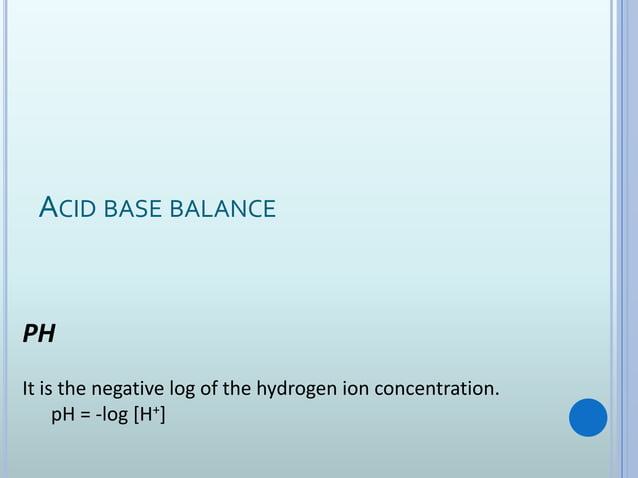 Ph and buffer | PPTX | Chemistry | Science