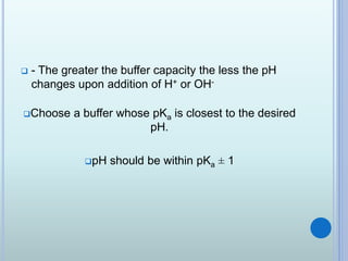 Ph and buffer | PPT