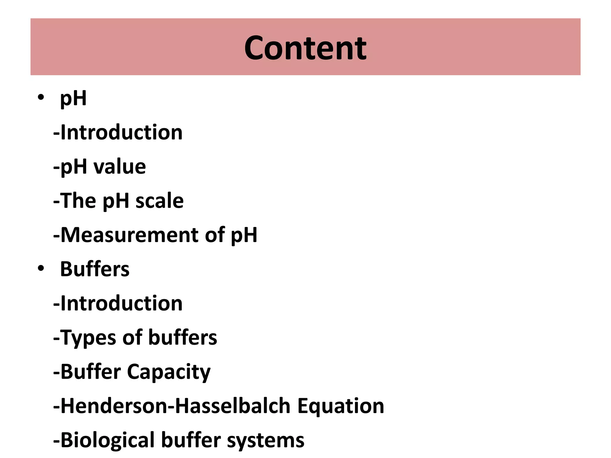 p H and buffers | PPTX