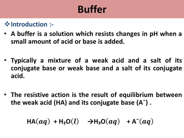 p H and buffers | PPTX