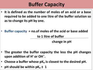 p H and buffers | PPTX