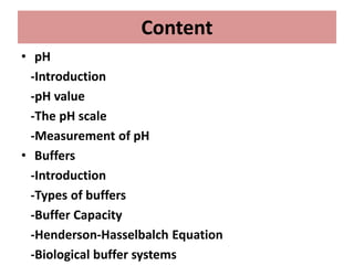 p H and buffers | PPTX