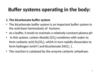 PH AND BUFFERS MEDICAL BIOCHEMISTRY FREE PASS | PPTX