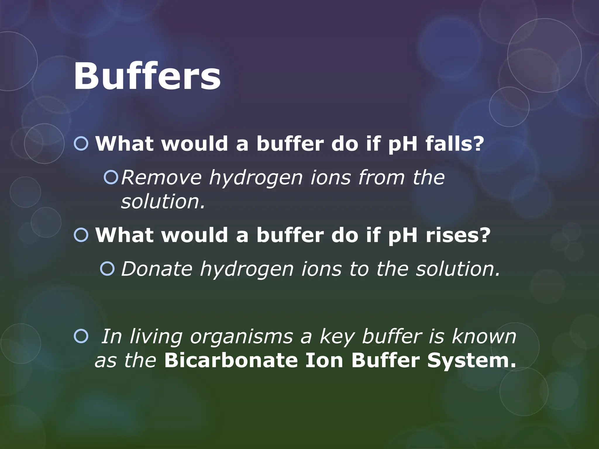 pH and buffers Notes chemistry concept . | PPT