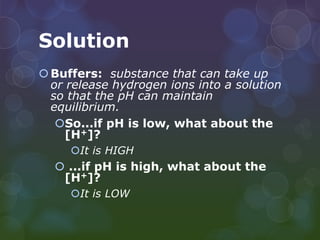 pH and buffers Notes chemistry concept . | PPT