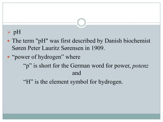 pH and its effects on nutrient availablity | PPTX