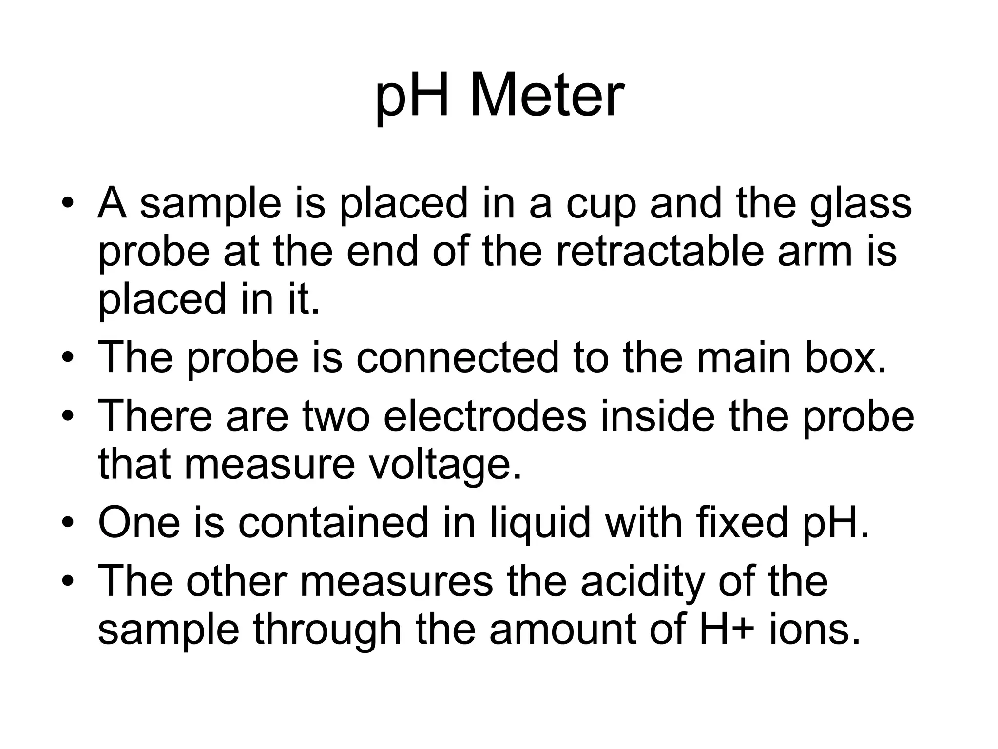 P h and ph meter | PPT | Chemistry | Science