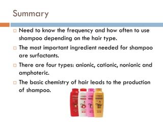 P h and shampoo | PPTX