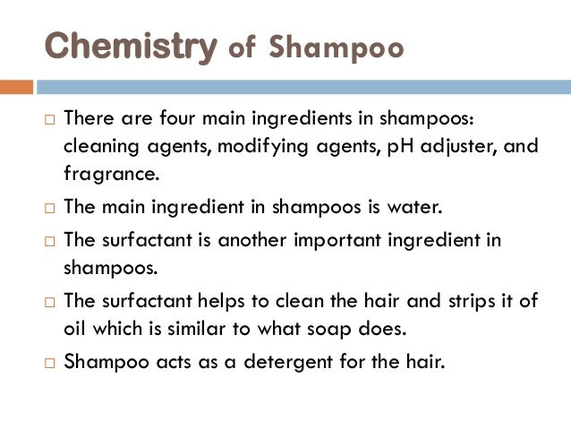P h and shampoo