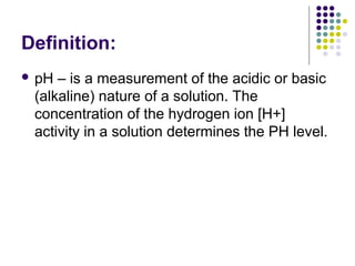 Ph and water toxicity | PPT
