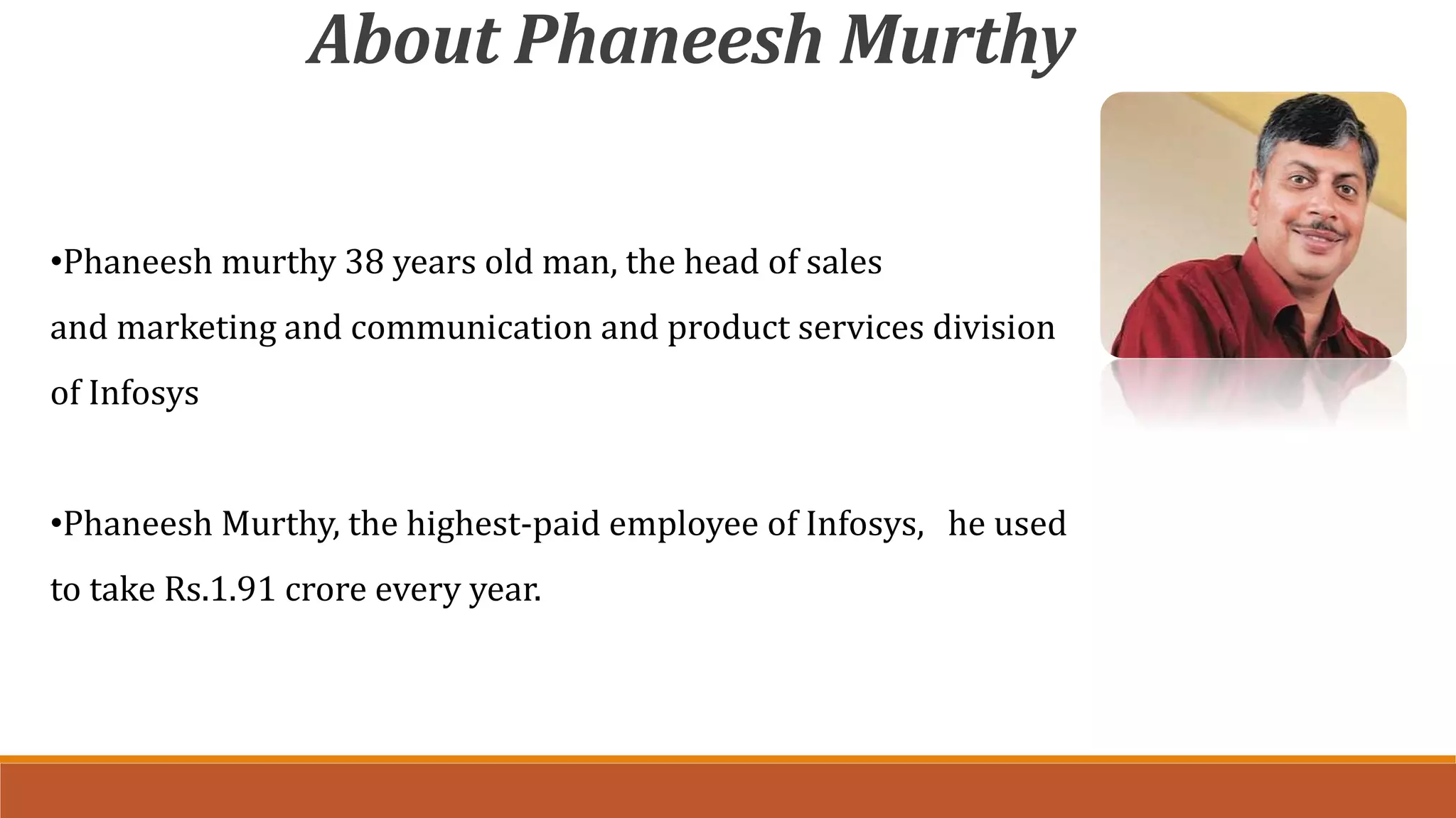 Phaneesh murthy case presentation | PPTX