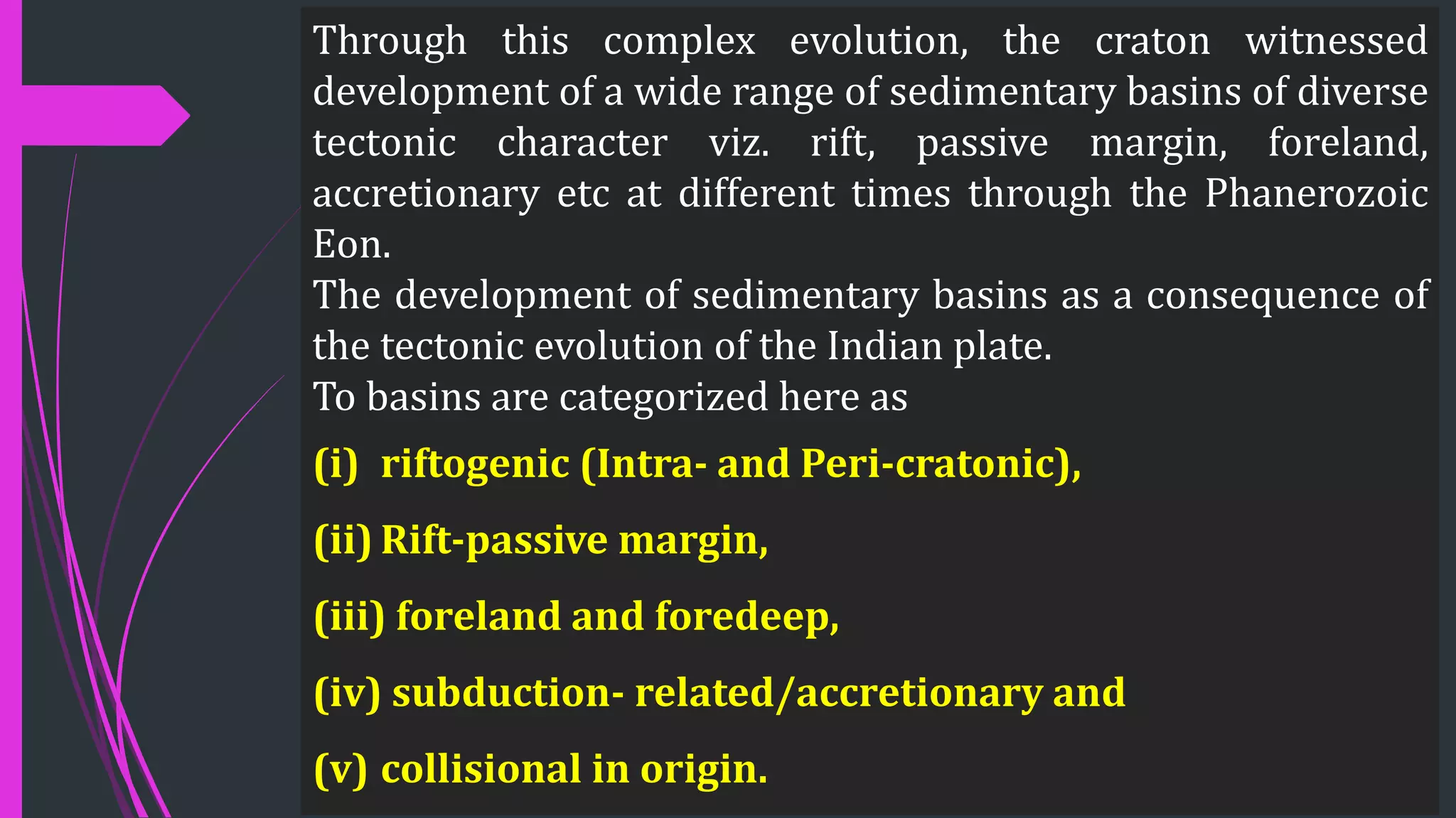 Phanerozoic Stratigraphy of India | PPTX