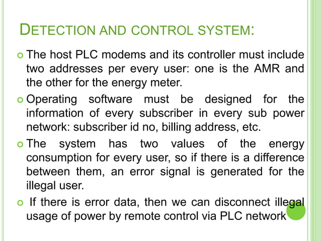 Remote Control Of Power Thefting Using Power Line Communication Systems