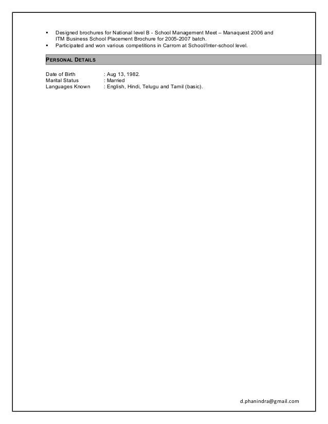 Phanindra resume | PDF