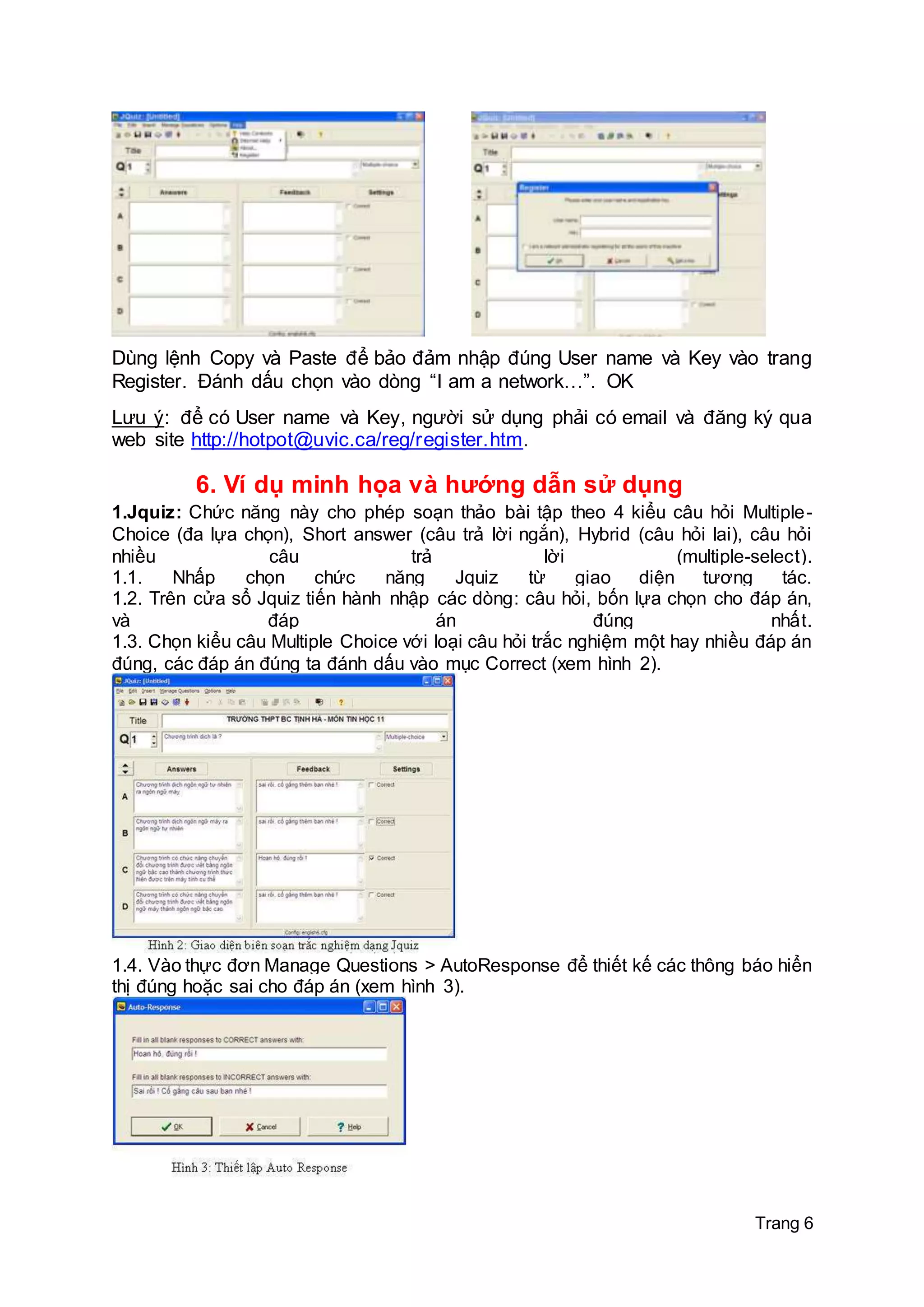 Phan mem hot potatoes | DOCX