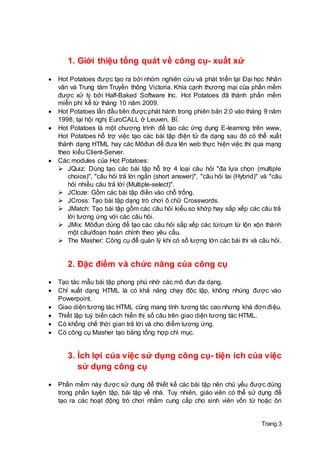 Phan mem hot potatoes | DOCX