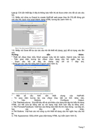 Phan mem hot potatoes | DOCX