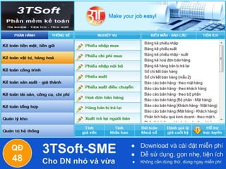 Phan mem ke toan 3tsoft | PPTX