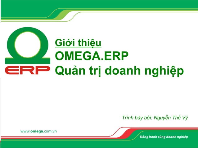 Phan mem quan tri doanh nghiep erp omega | PDF