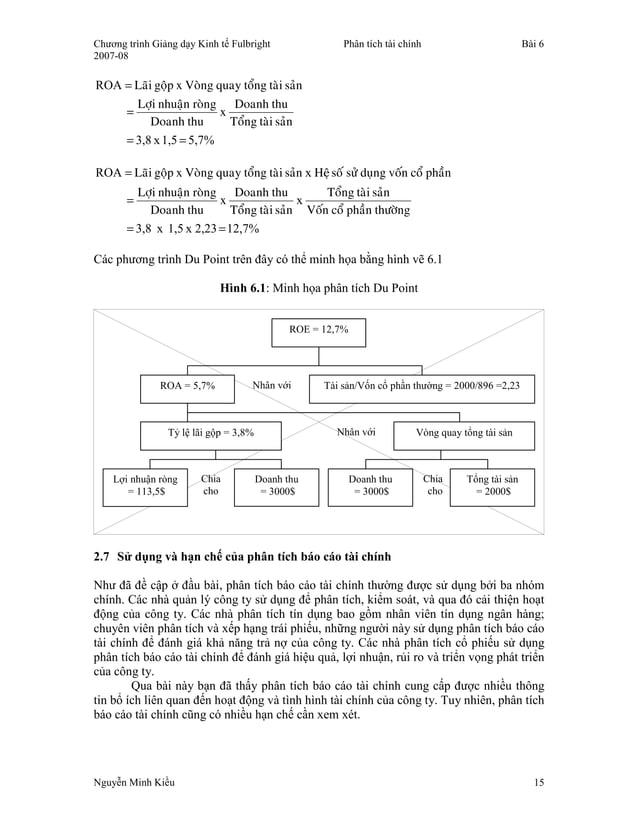 Phan tich bao cao tai chinh cong ty | PDF