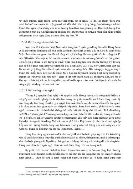 Phân tích chiến lược markerting online cho dự án nu's corner | DOCX