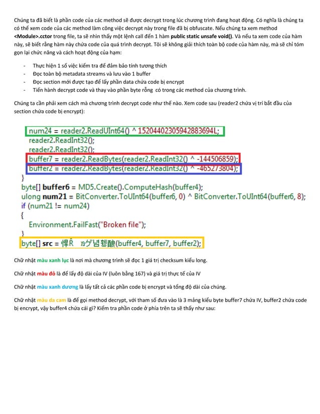 Phân tích Confuser 1.9.0.0 - Anti-tamper protection - Bản dịch | PDF