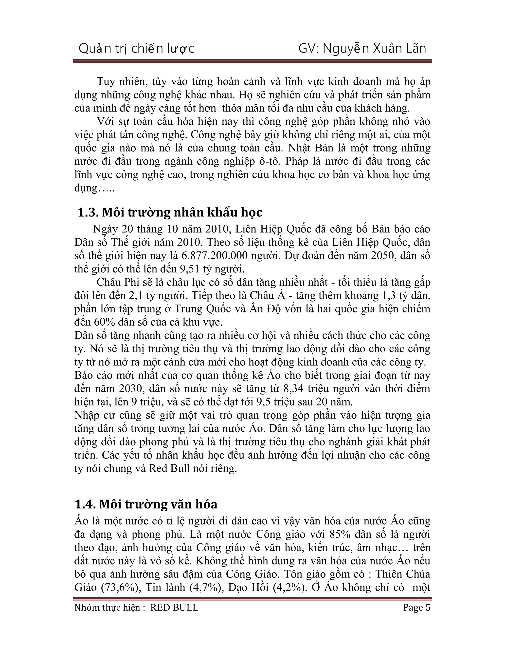 Phân tích đối thủ cạnh tranh | DOC