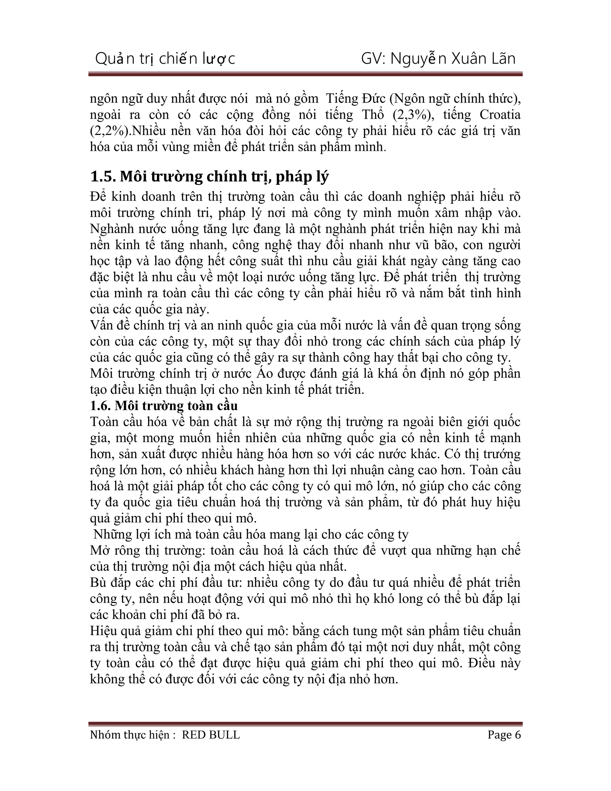 Phân tích đối thủ cạnh tranh | DOC