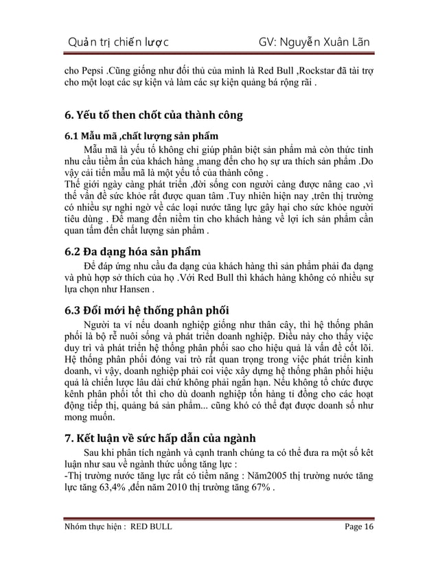 Phân tích đối thủ cạnh tranh | DOC