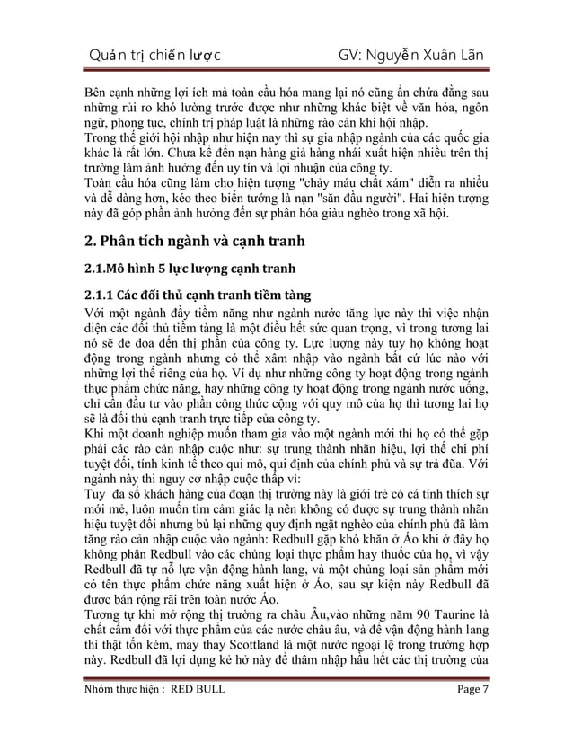 Phân tích đối thủ cạnh tranh | DOC