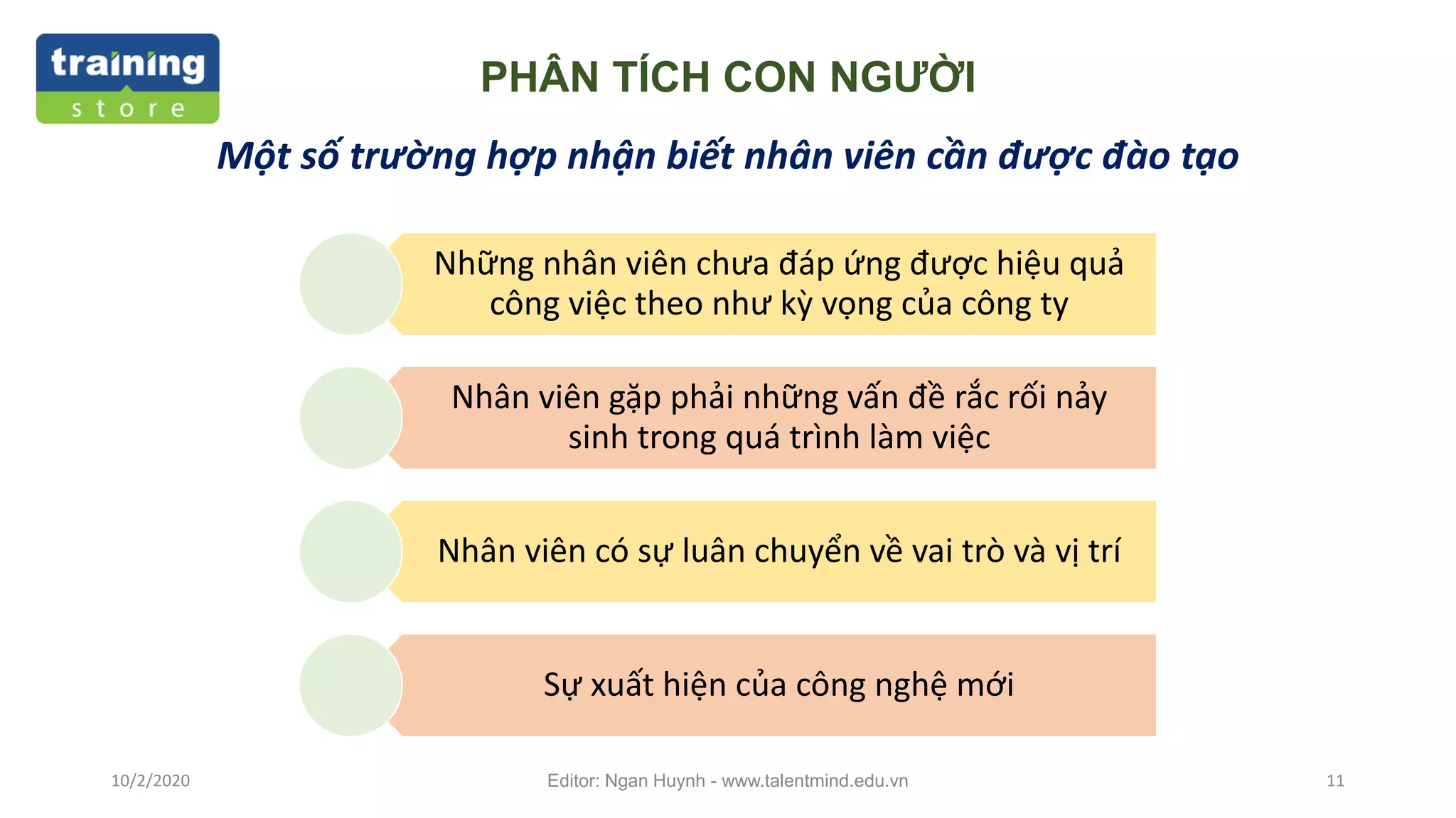 Phan tich nhu cau dao tao - phan tich to chuc - phan tich con nguoi - phan tich cong viec | PPT