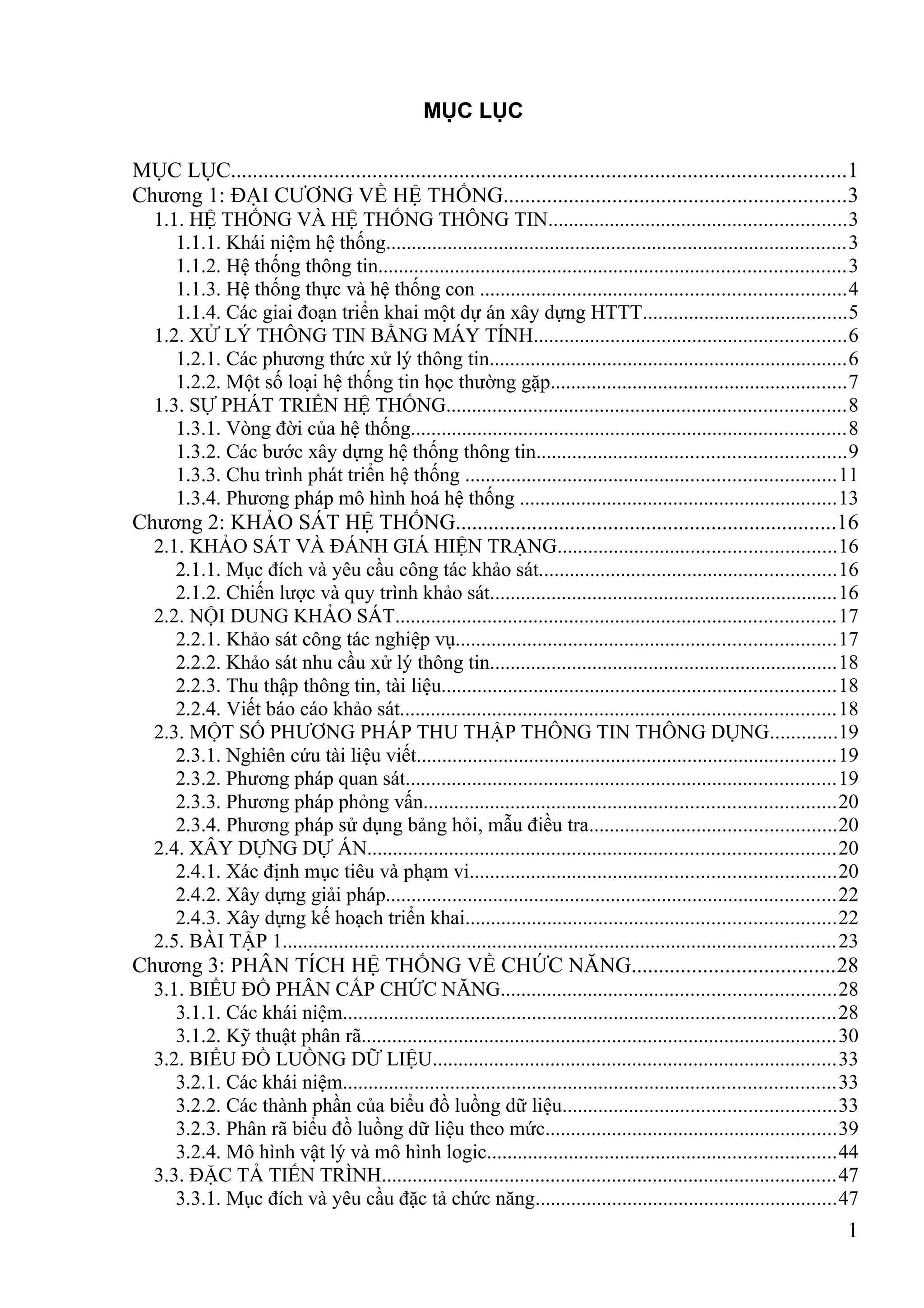 Phan tich thiet ke he thong thong tin | DOC