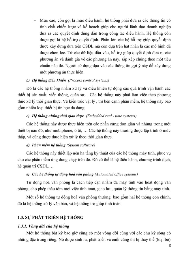 Phan tich thiet ke he thong thong tin | DOC