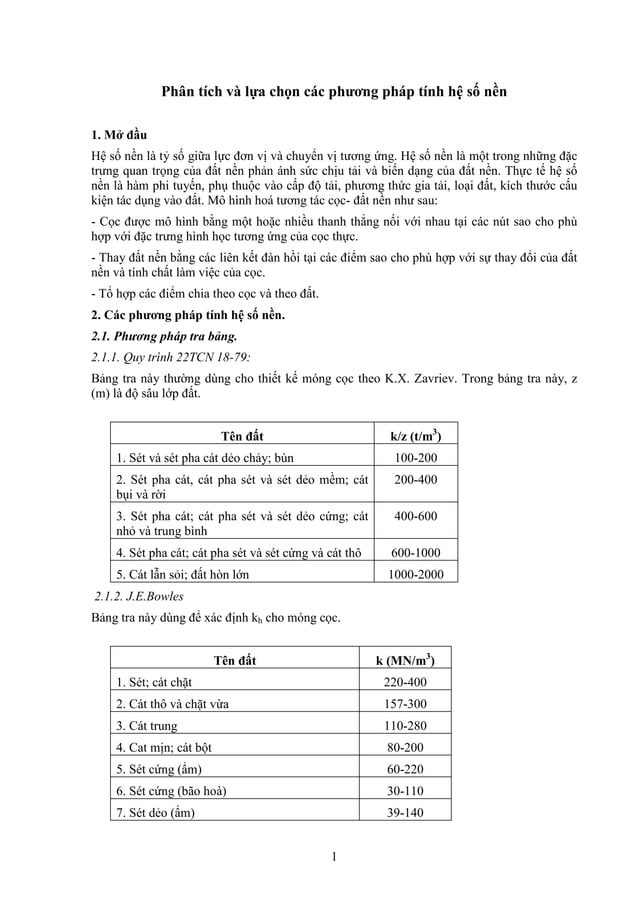 Phan tich va lua chon cac he so nen | PDF