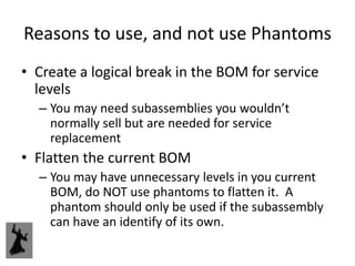 Phantom bills of material | PPTX