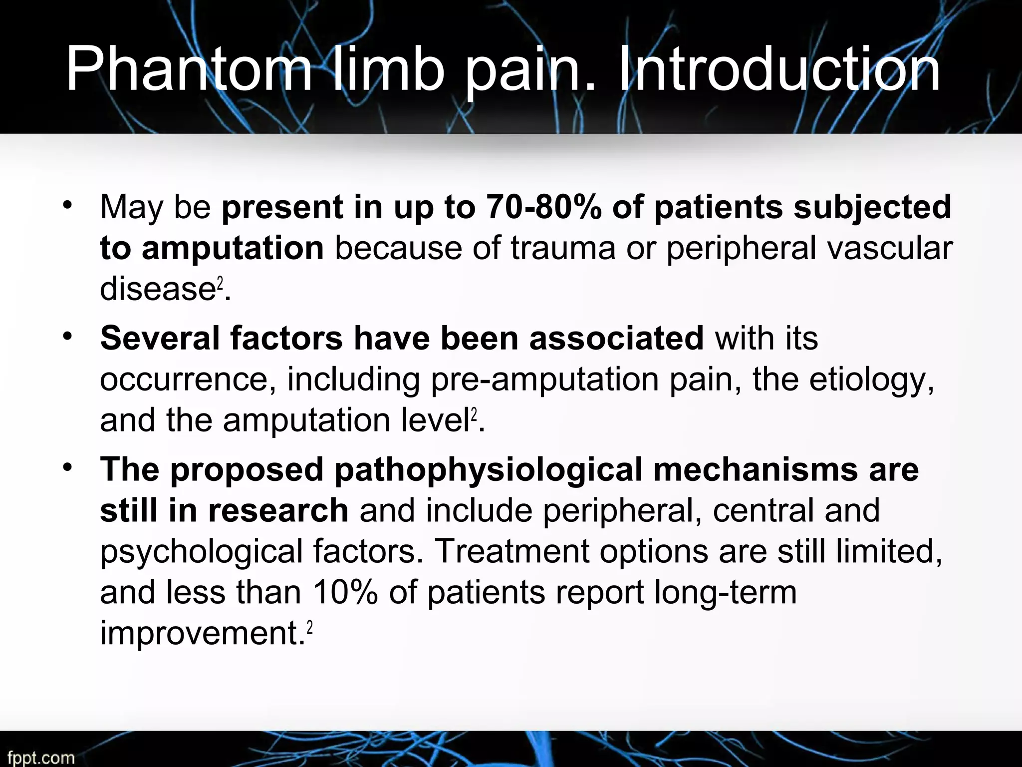Phantom limb pain | PPT