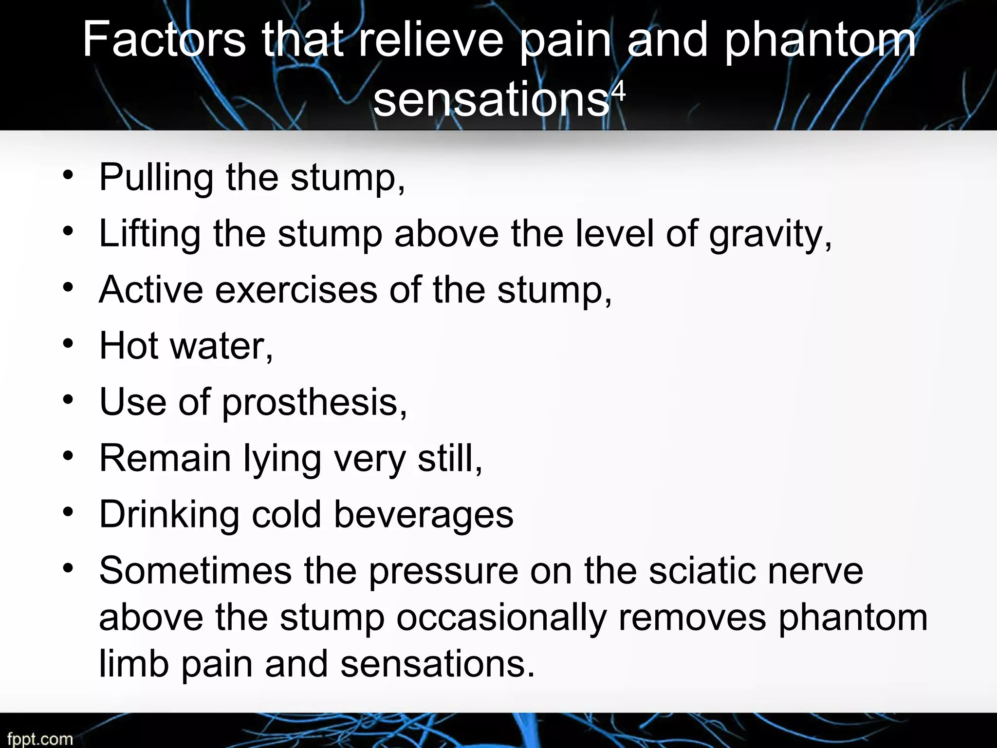 Phantom limb pain | PPT