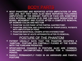Phantom limbs past present-future | PPT