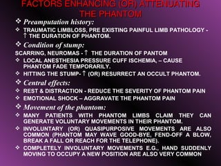 Phantom limbs past present-future | PPT