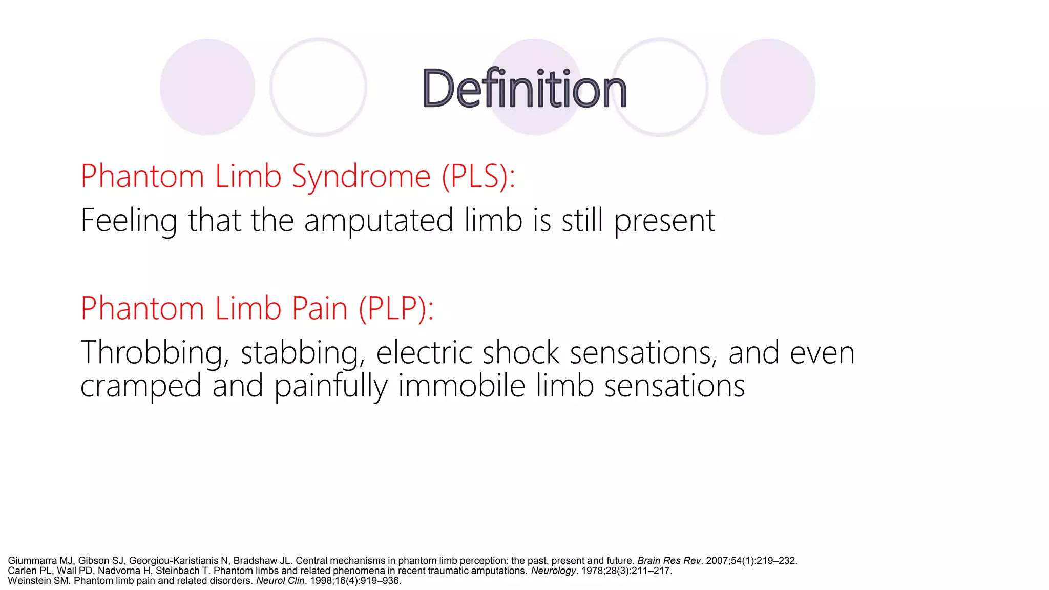 Phantom Limb Syndrome | PPTX