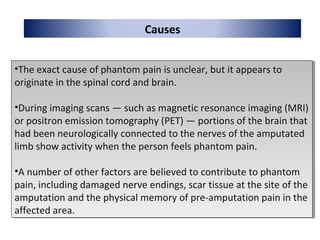 Phantom limb treatment | PPT