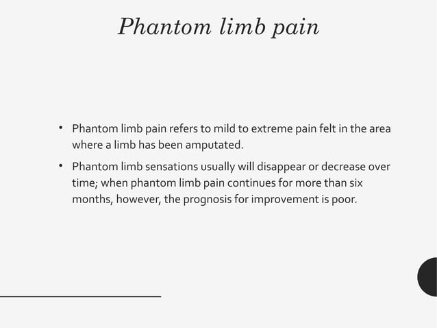 Phantom limp pain | PPT