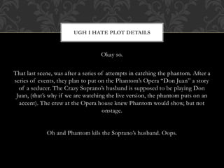 Phantom of the opera lesson | PPTX