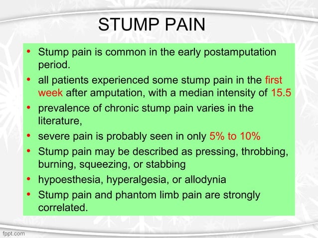 Phantom limb pain | PPT | Brain and Nervous System Disorders | Diseases ...